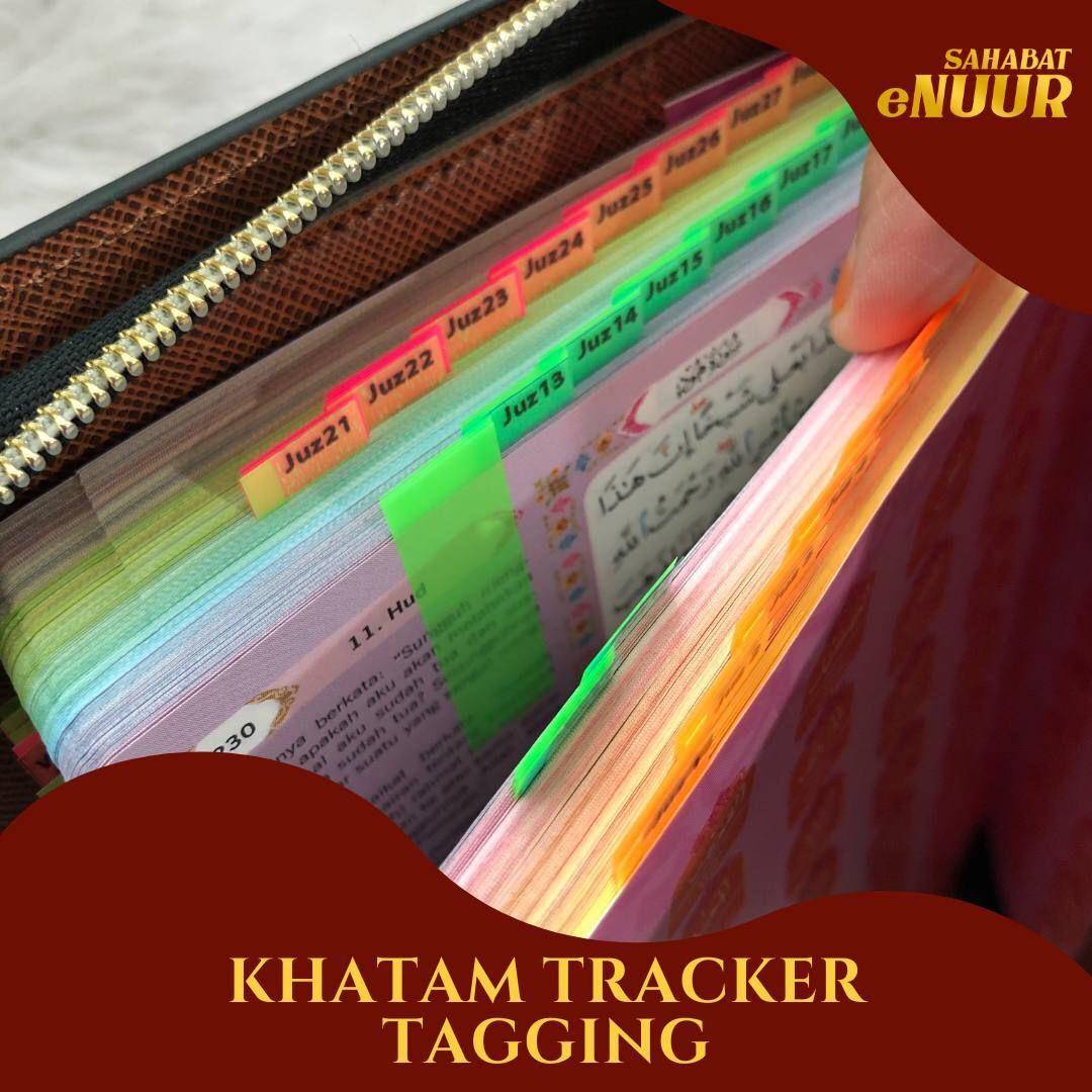 Al Quran Tagging Khadeeja 550 Tags (Khatam Tracker)