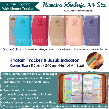 Al Quran Tagging Khadeeja 550 Tags (Khatam Tracker)